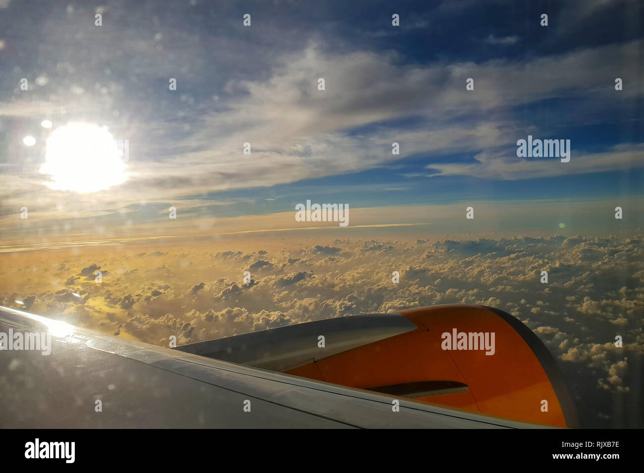 Overboard the aircraft Stock Photo - Alamy