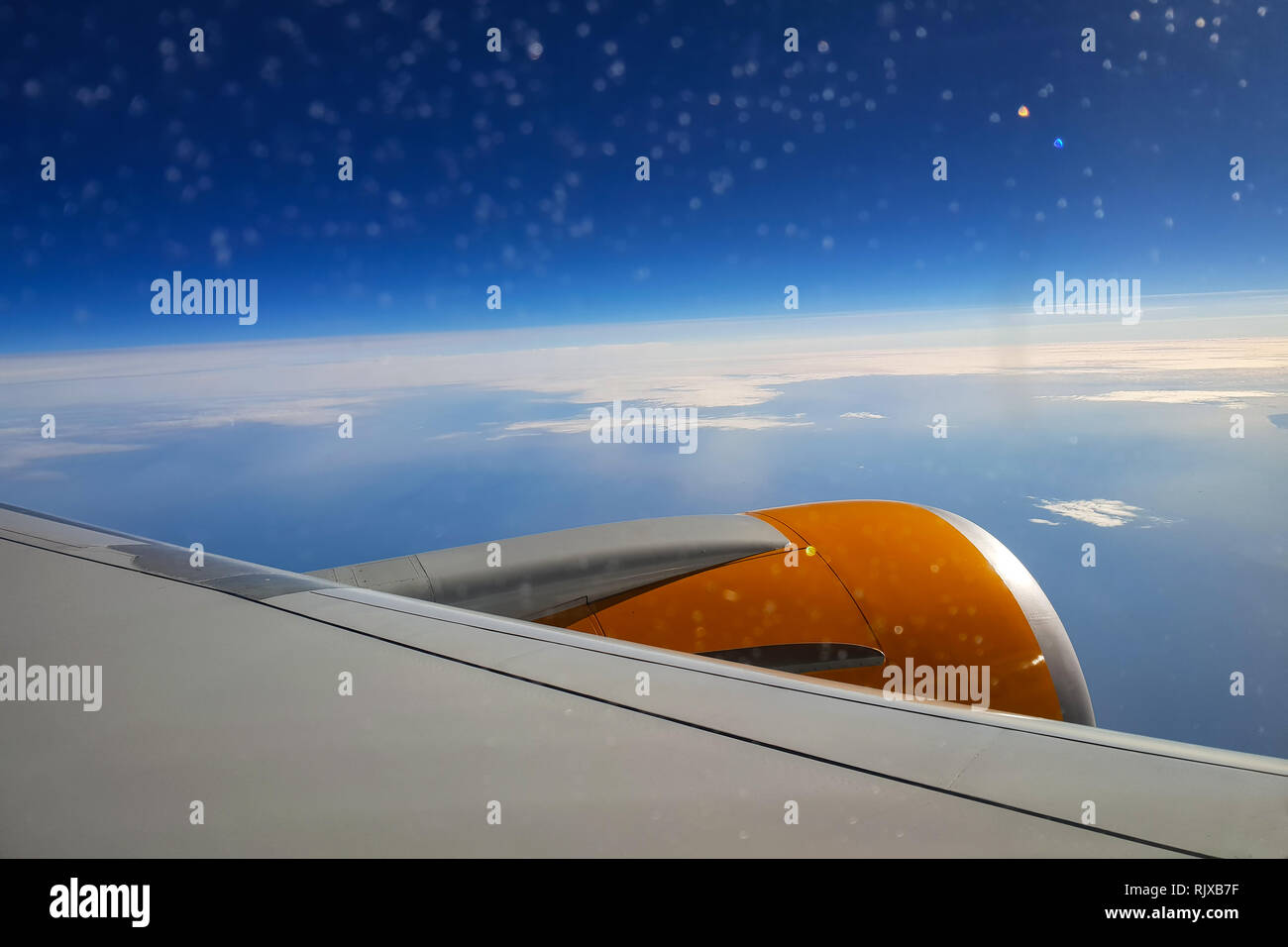 Overboard the aircraft Stock Photo - Alamy