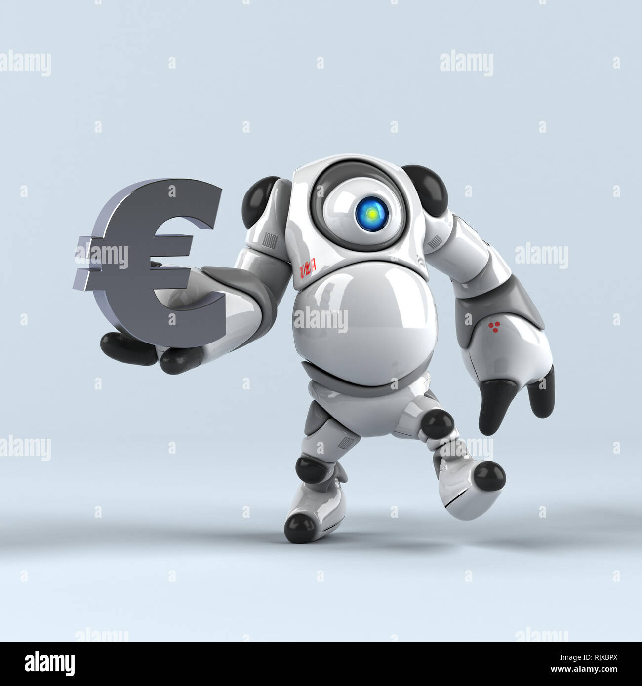 Big robot - 3D Illustration Stock Photo - Alamy