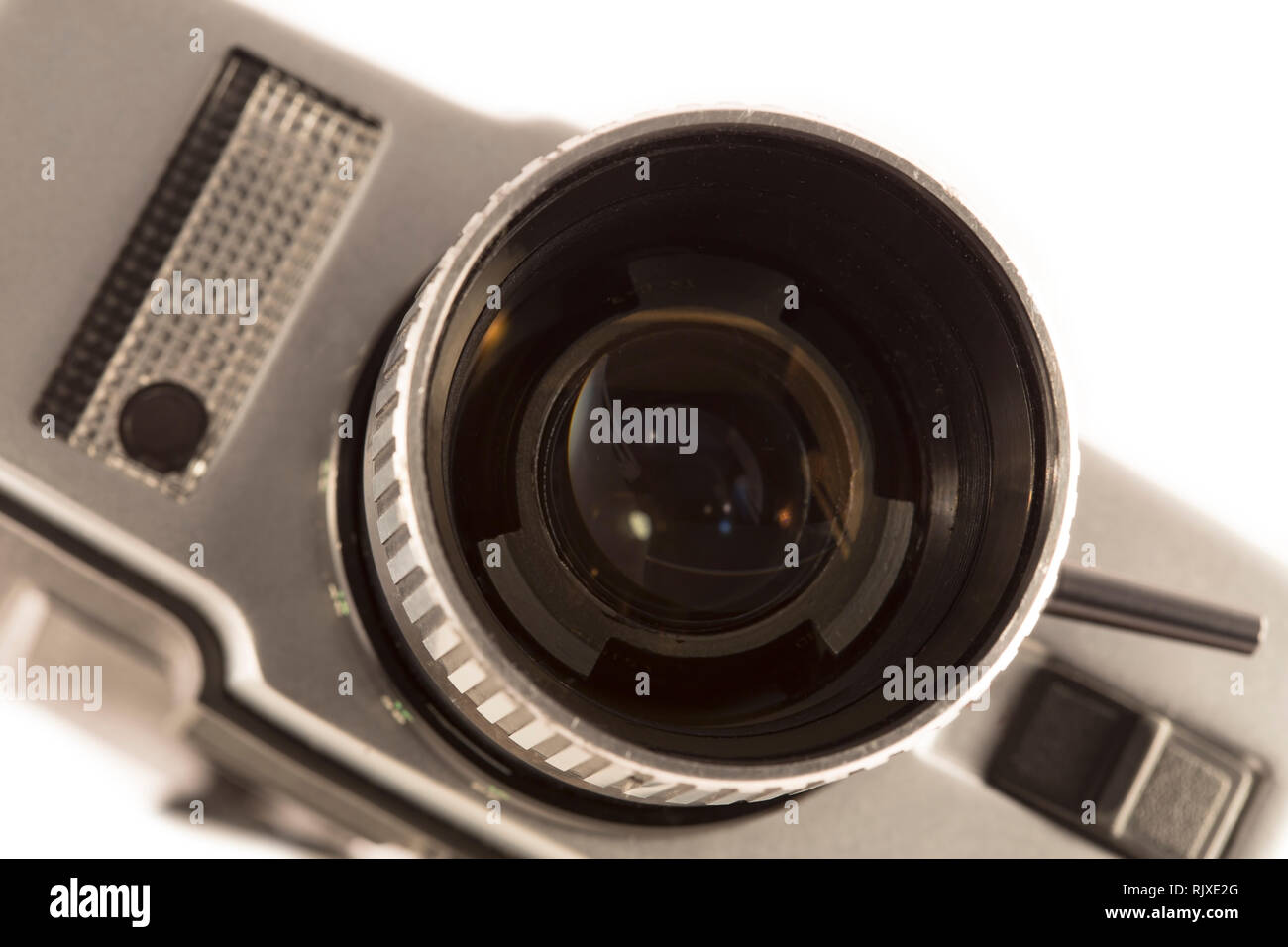 Vintage movie camera close up Stock Photo - Alamy