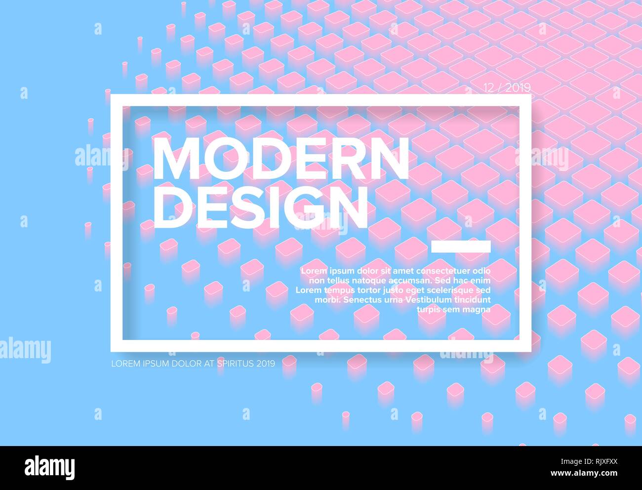 Vector abstract cover header template with sample text and abstract ...