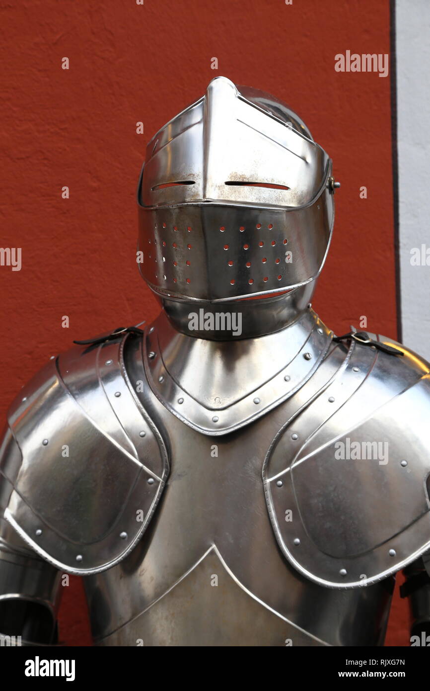 Hand with shield defense armour hi-res stock photography and images - Alamy