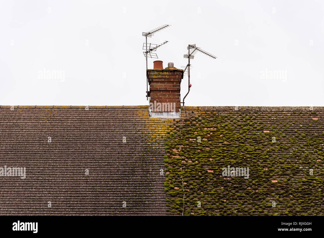 Half clean half dirty hi-res stock photography and images - Alamy