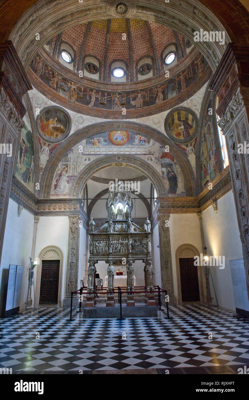 Italy. Lombardy, Milan. In the Basilica of Sant'Eustorgio there is the ...