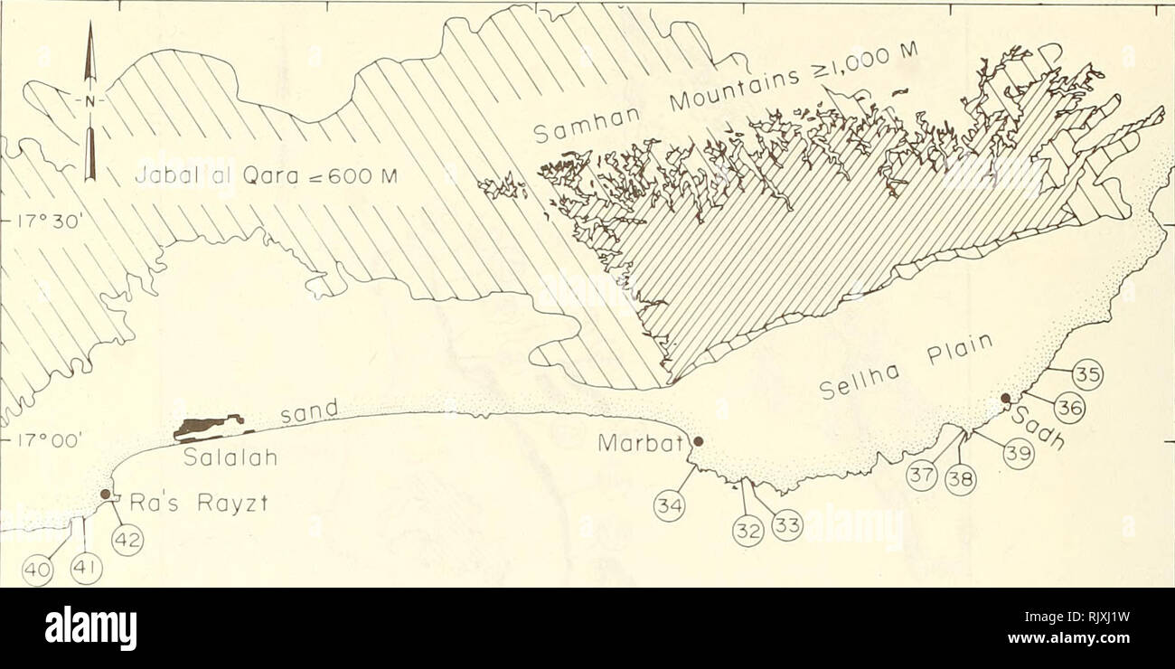 Dhofar mountains map hi-res stock photography and images - Alamy