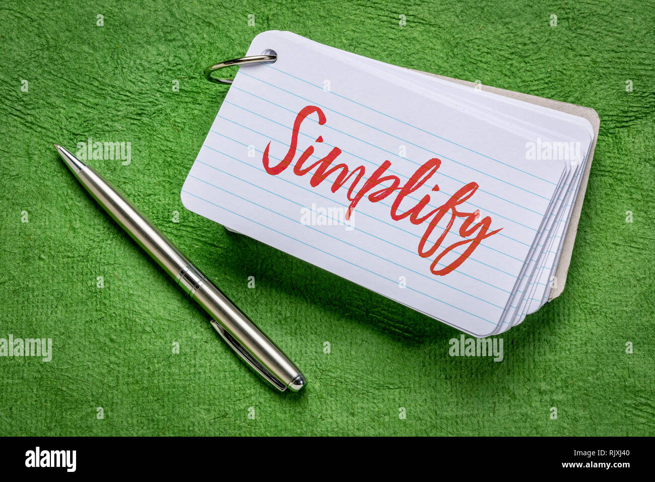 Green index card hi-res stock photography and images - Alamy