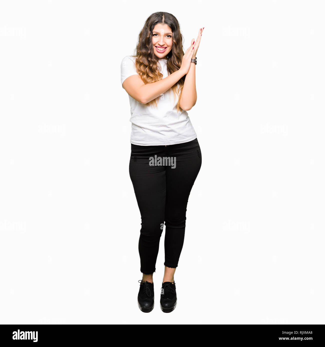 Woman Clapping Cut Out Stock Images And Pictures Alamy