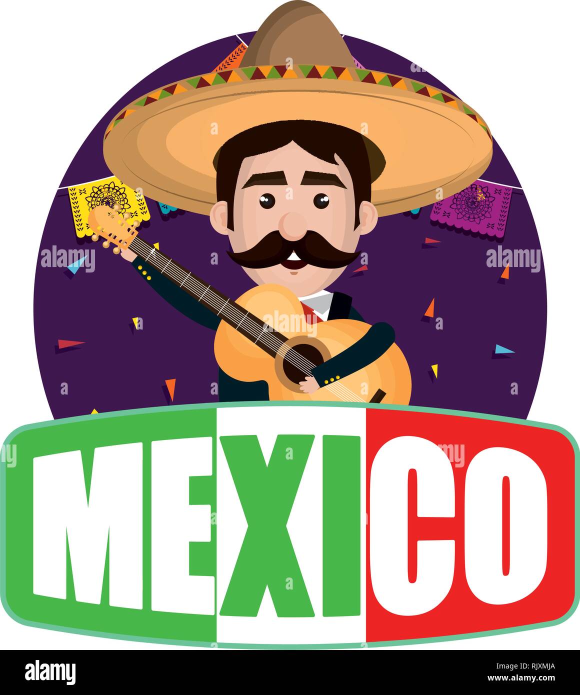 traditional mexican mariachi character Stock Vector Image & Art - Alamy