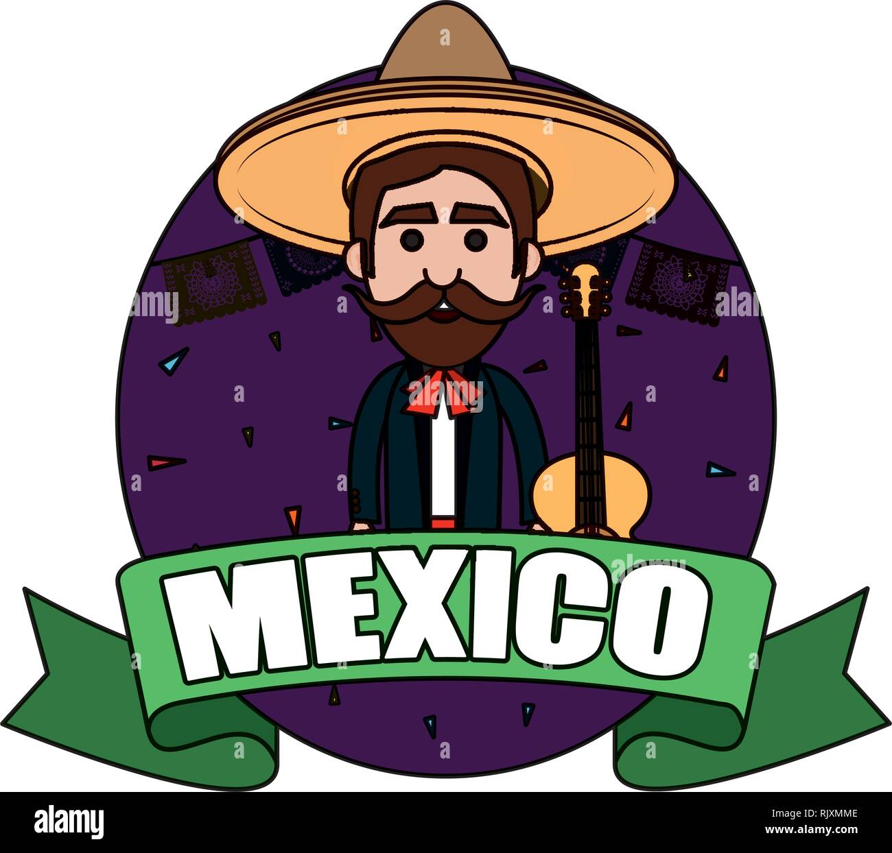 traditional mexican mariachi character Stock Vector Image & Art - Alamy