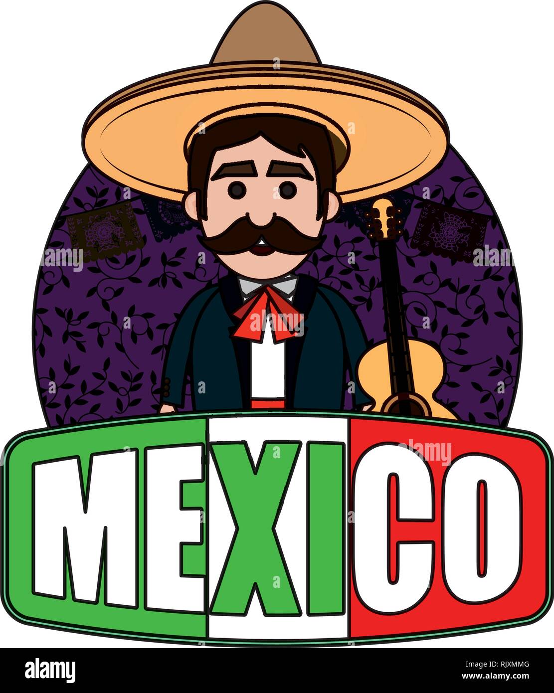 traditional mexican mariachi character Stock Vector Image & Art - Alamy