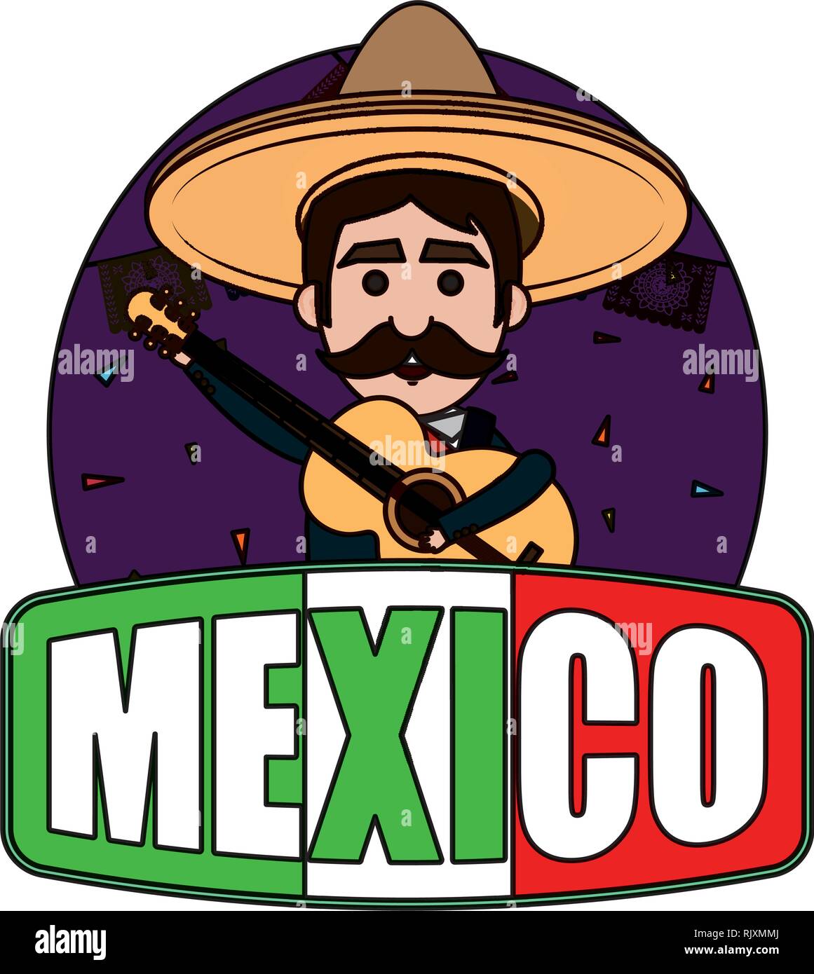 traditional mexican mariachi character Stock Vector Image & Art - Alamy