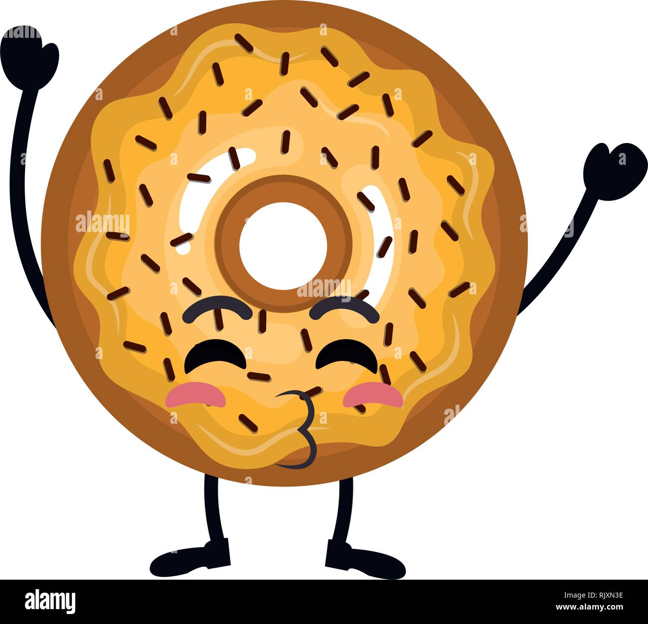 sweet donuts kawaii character Stock Vector Image & Art - Alamy
