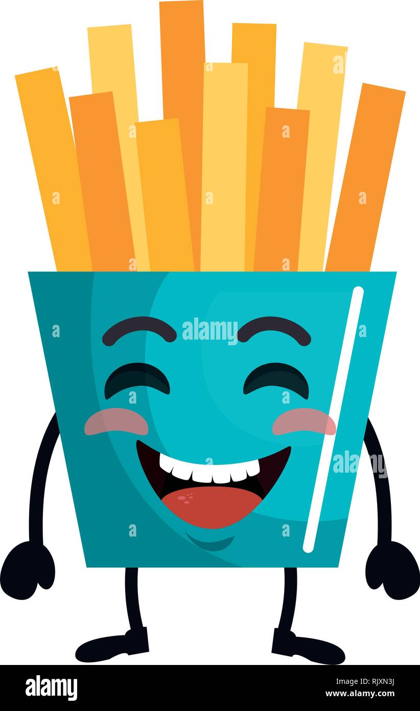 french fries kawaii character Stock Vector Image & Art - Alamy