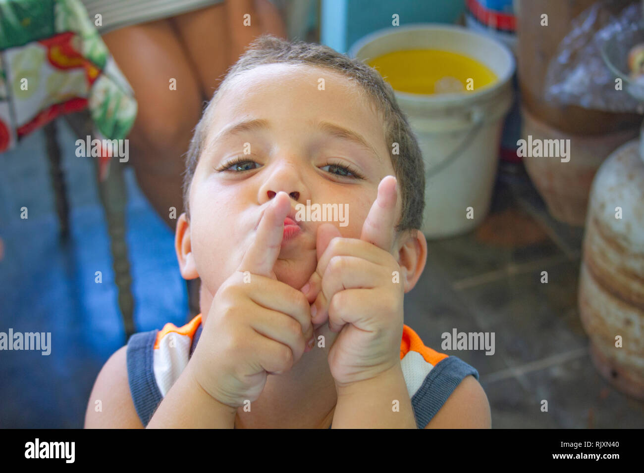 Happy cuban boy hi-res stock photography and images - Alamy