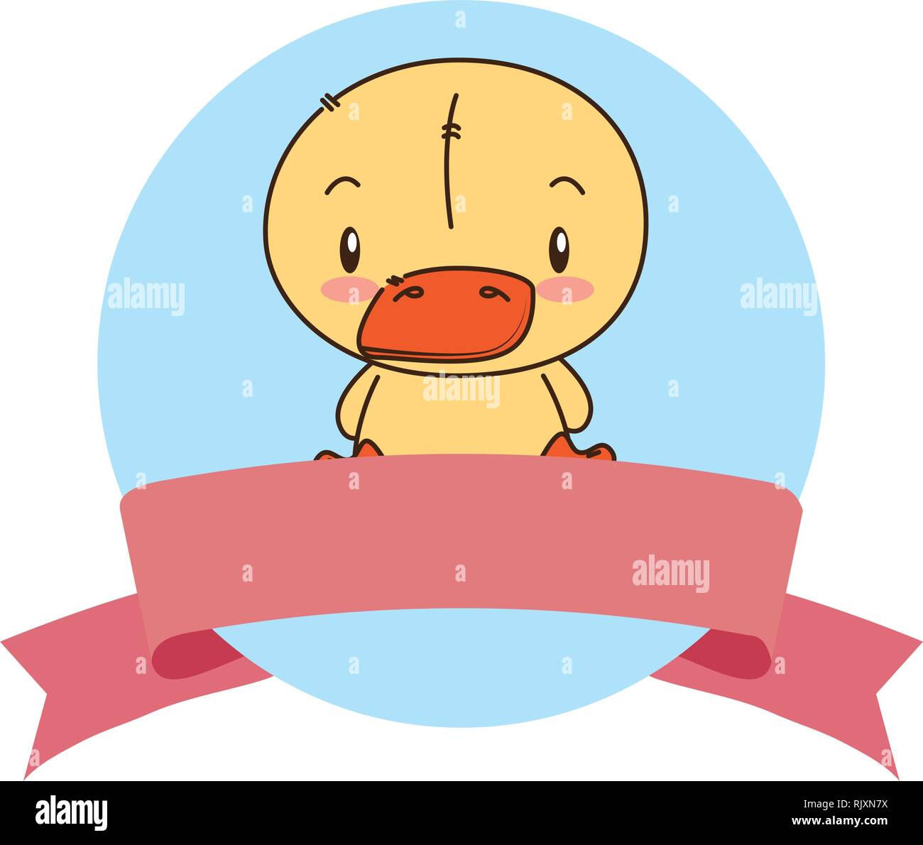 cute little duck character Stock Vector Image & Art - Alamy