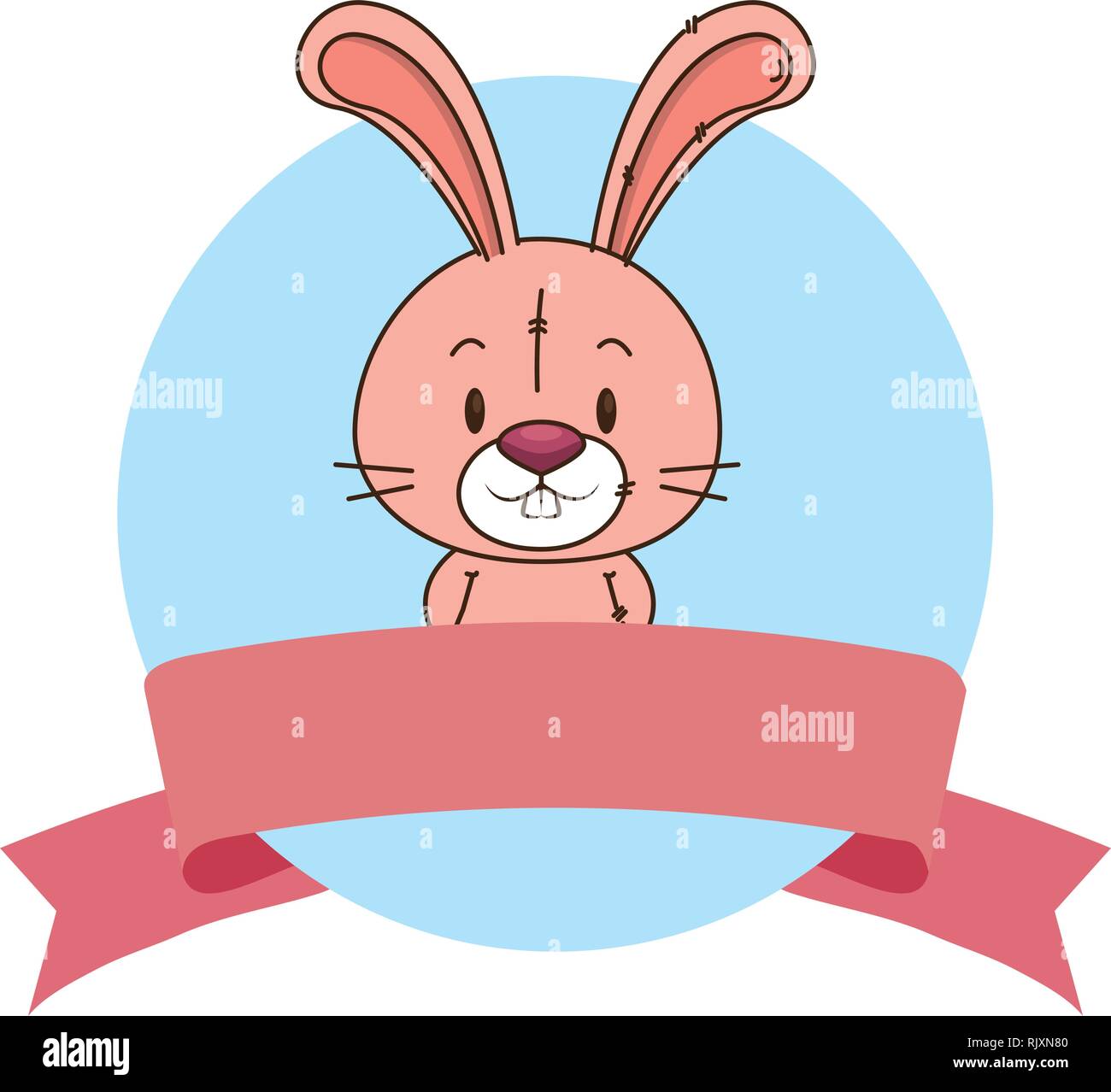 cute little rabbit character Stock Vector Image & Art - Alamy