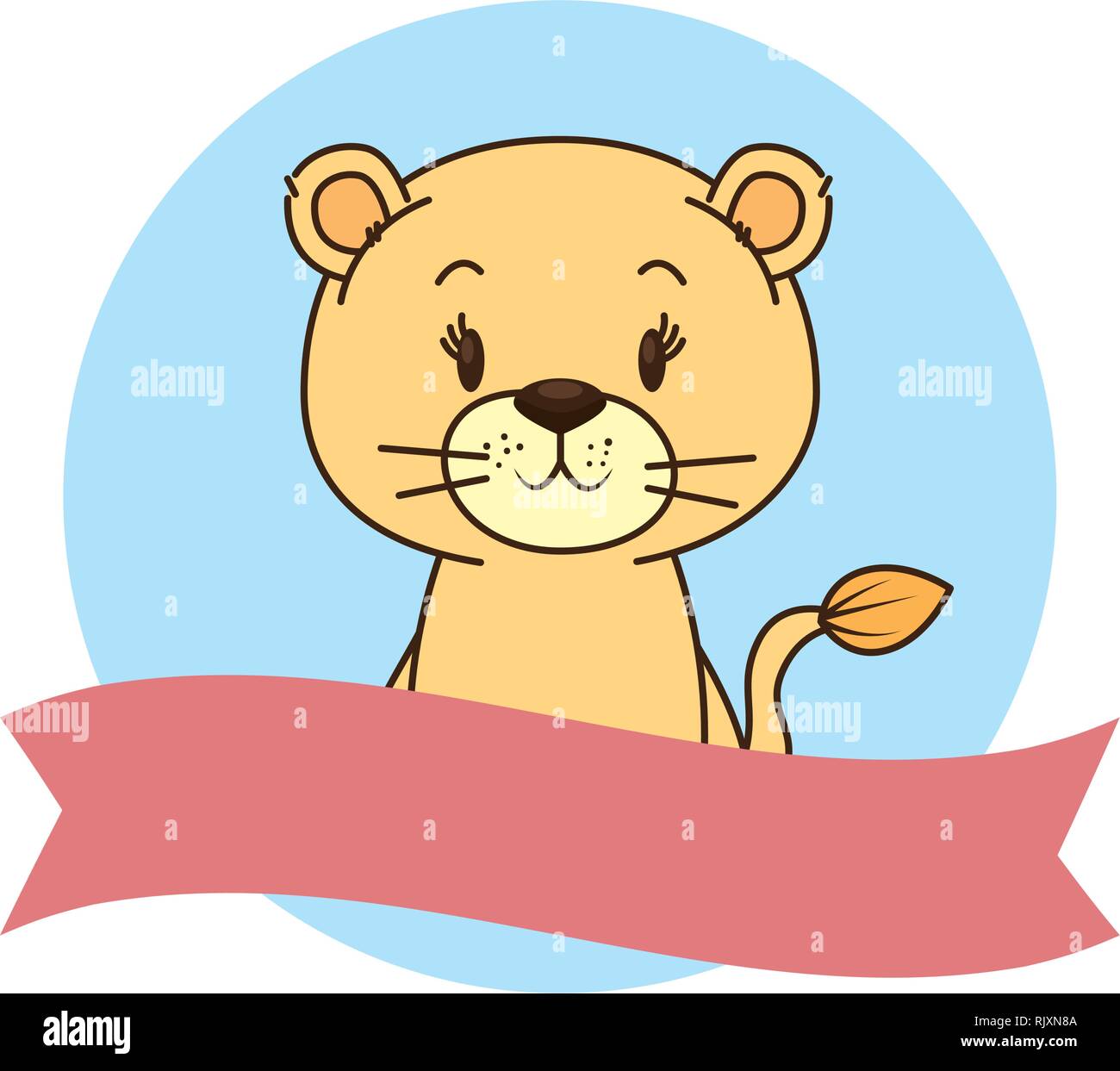 cute little tiger character Stock Vector Image & Art - Alamy