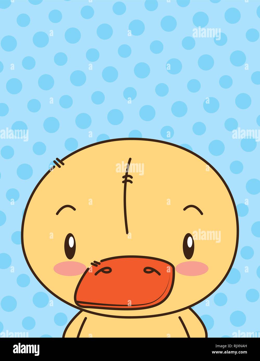 cute little duck character Stock Vector Image & Art - Alamy