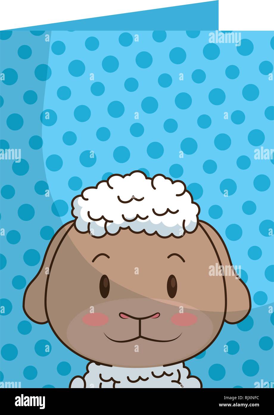 cute little sheep character Stock Vector Image & Art - Alamy