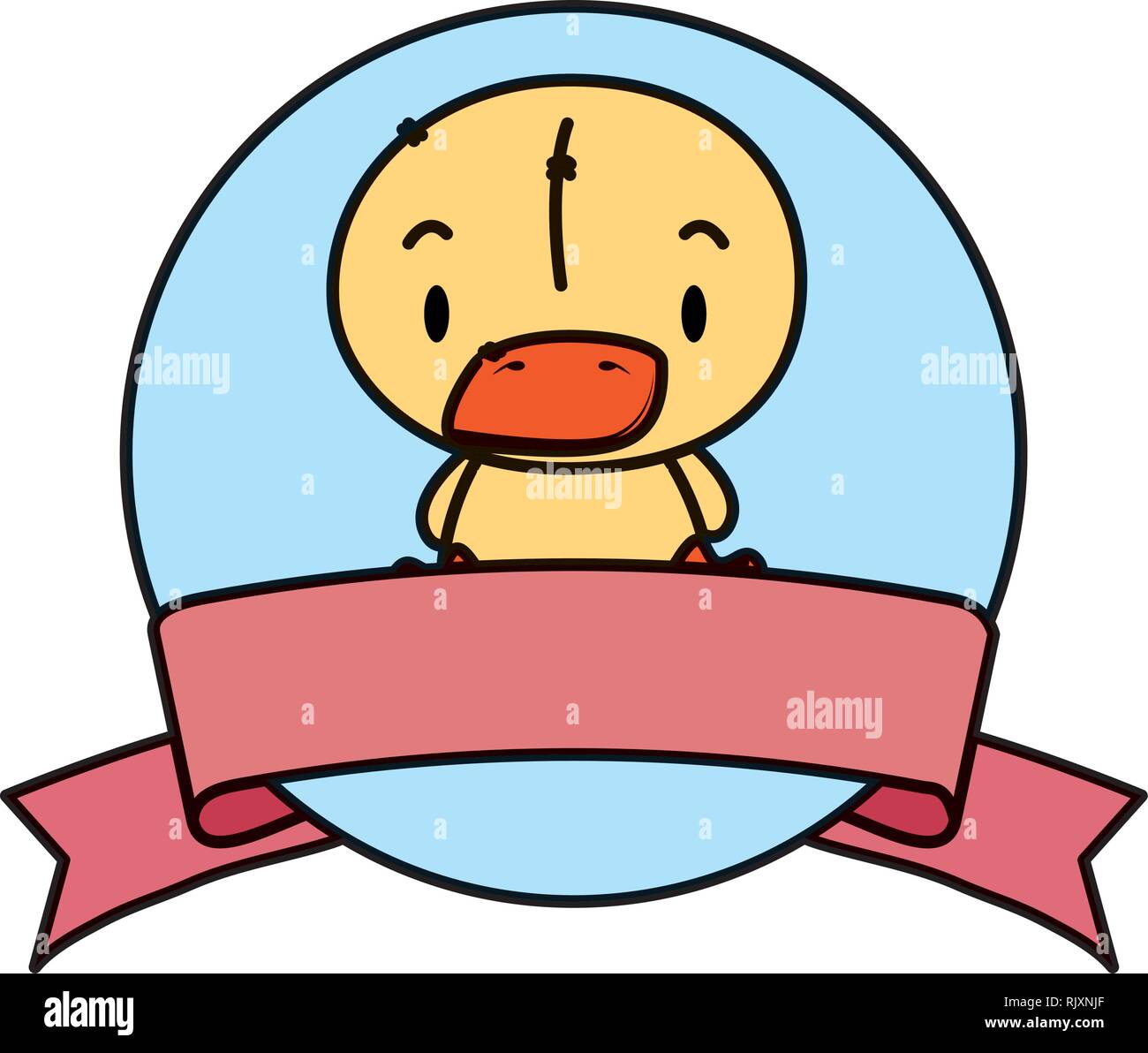 cute little duck character Stock Vector Image & Art - Alamy