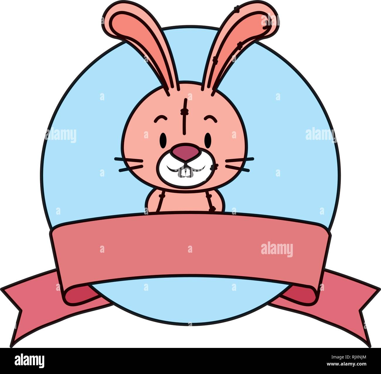 cute little rabbit character Stock Vector Image & Art - Alamy