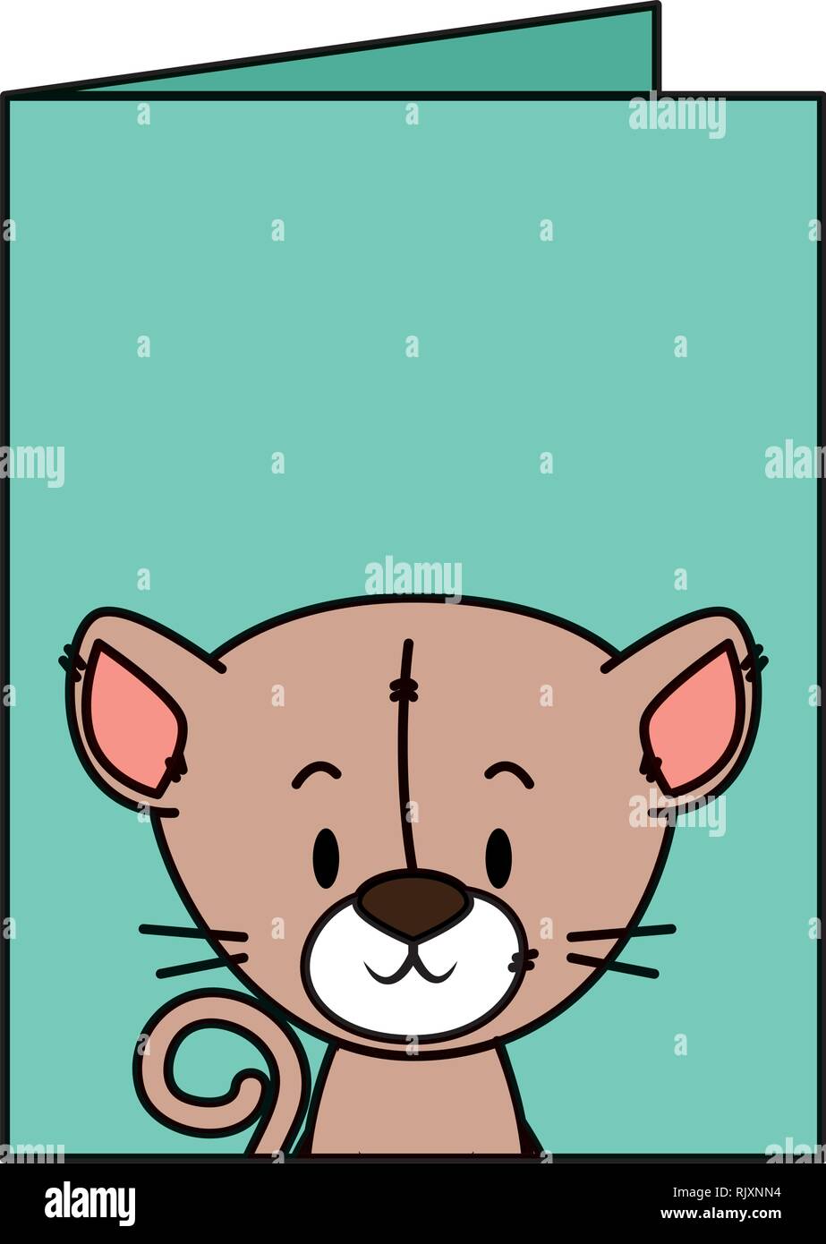 cute little cat character Stock Vector Image & Art - Alamy