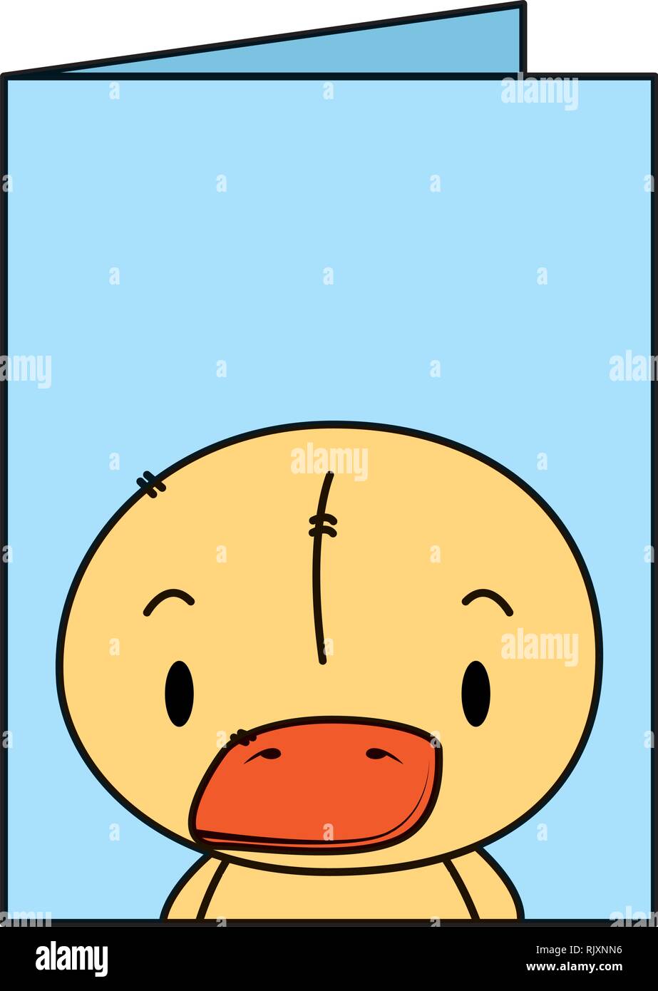 cute little duck character Stock Vector Image & Art - Alamy