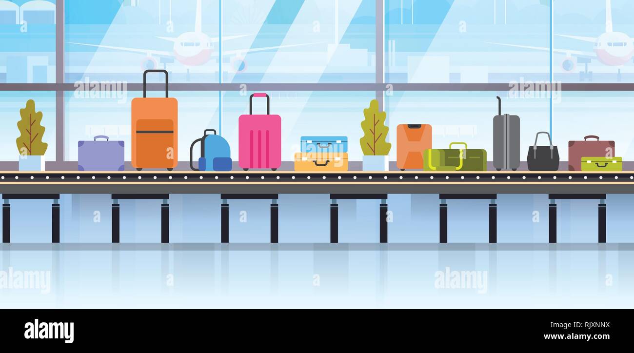 Baggage belt vector Stock Vector Images - Alamy
