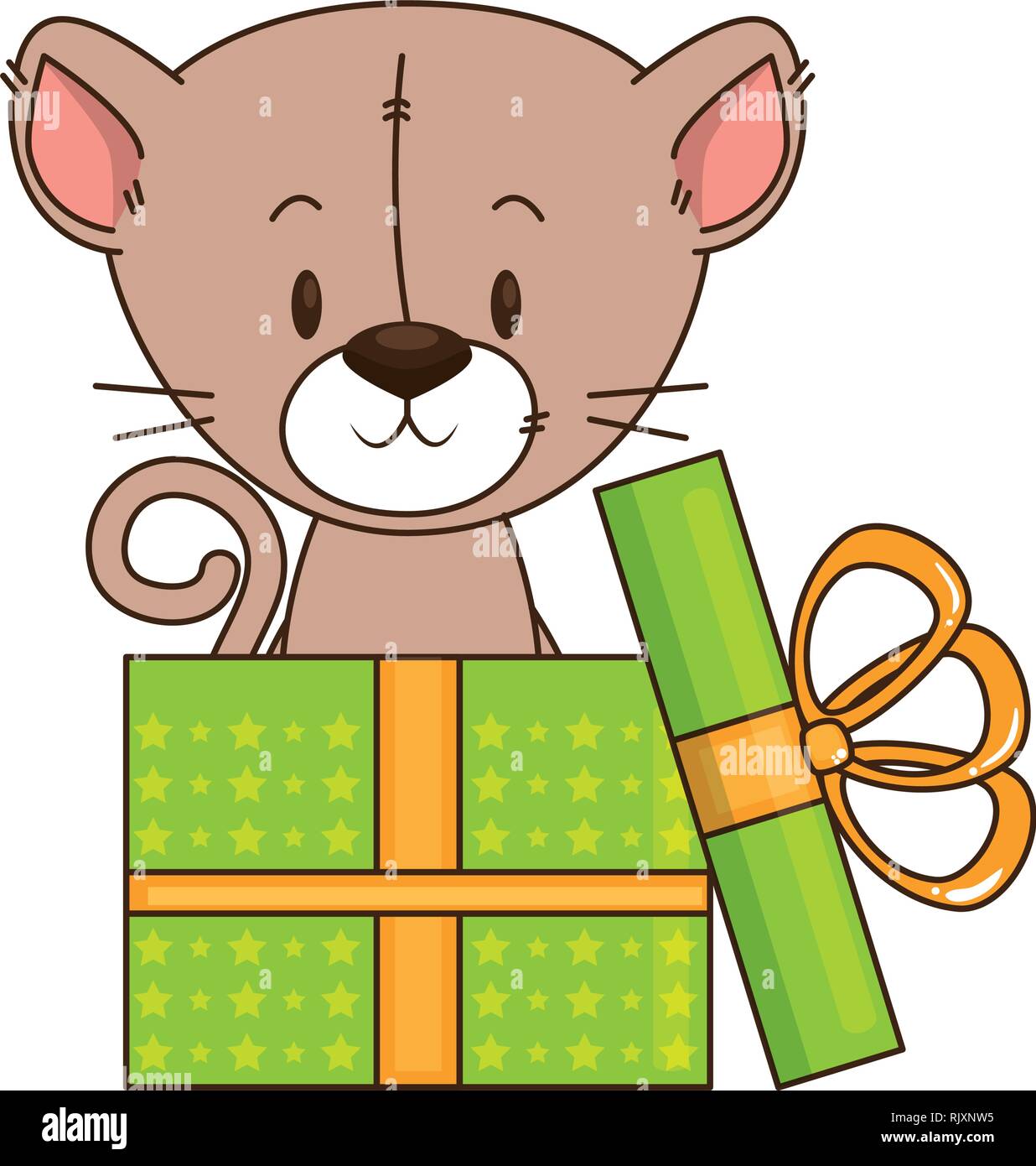 cute little cat character Stock Vector Image & Art - Alamy