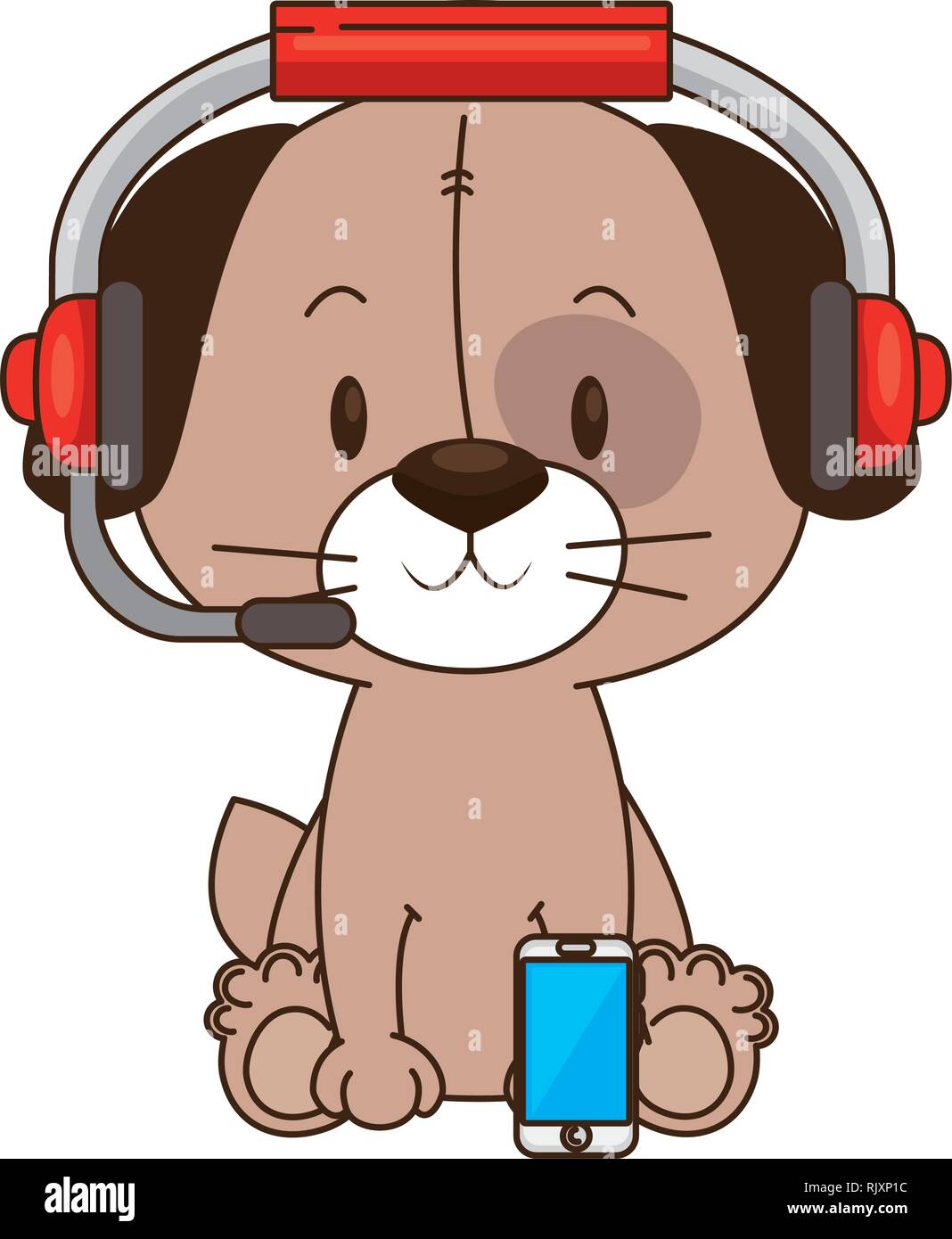 cute little dog character Stock Vector Image & Art - Alamy