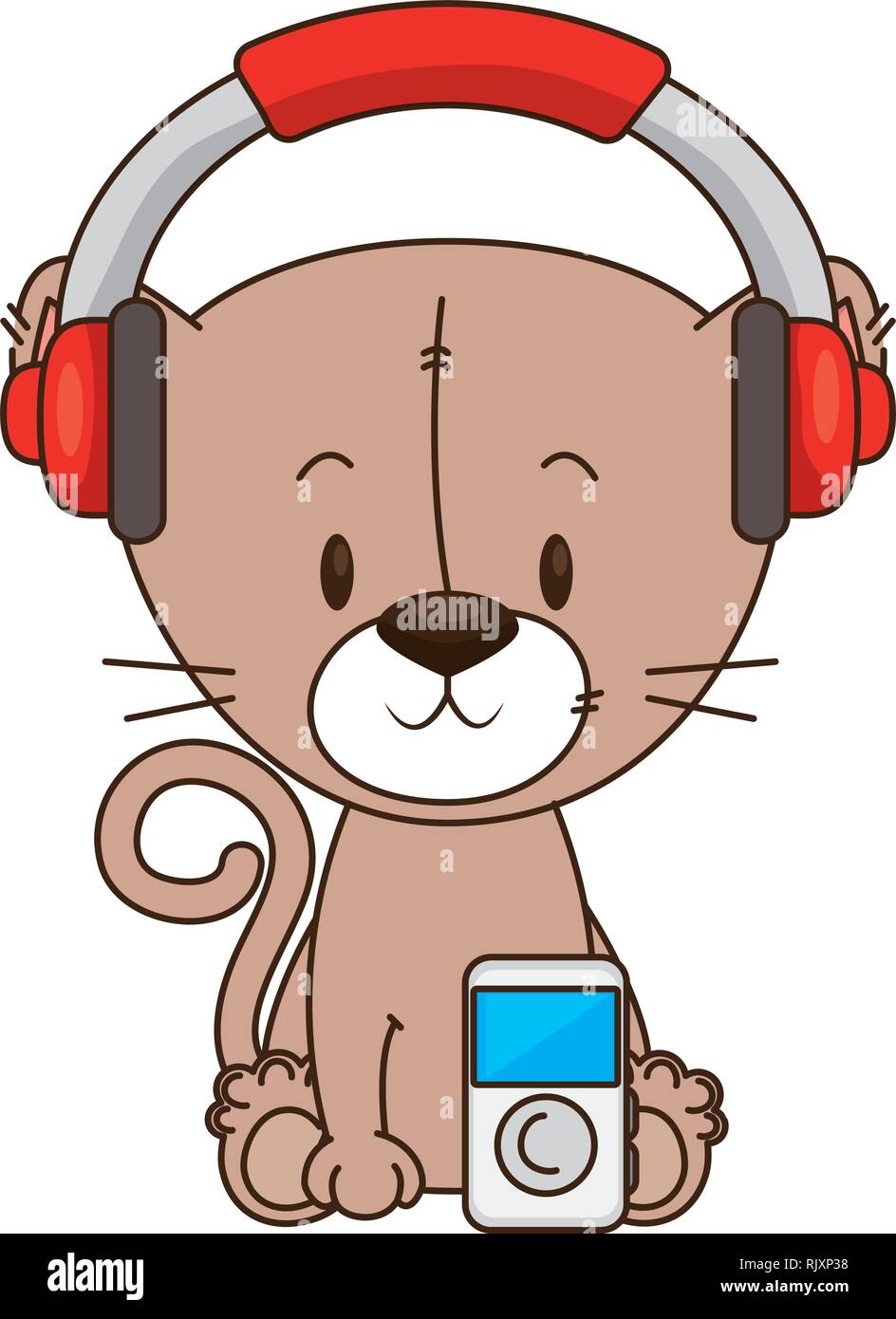 cute little cat character Stock Vector Image & Art - Alamy