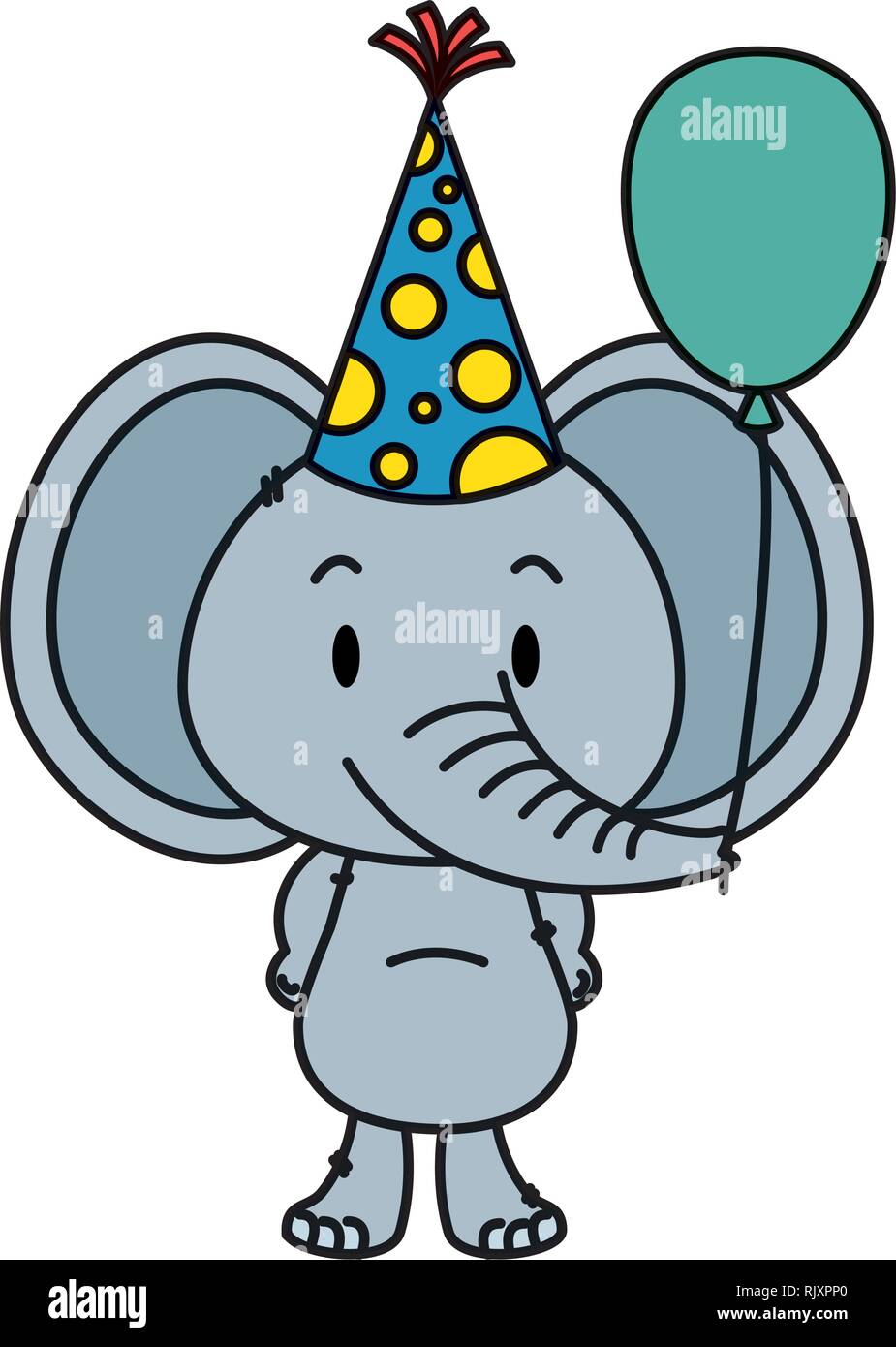 cute little elephant character Stock Vector Image & Art - Alamy