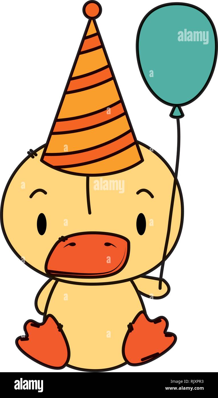 cute little duck character Stock Vector Image & Art - Alamy