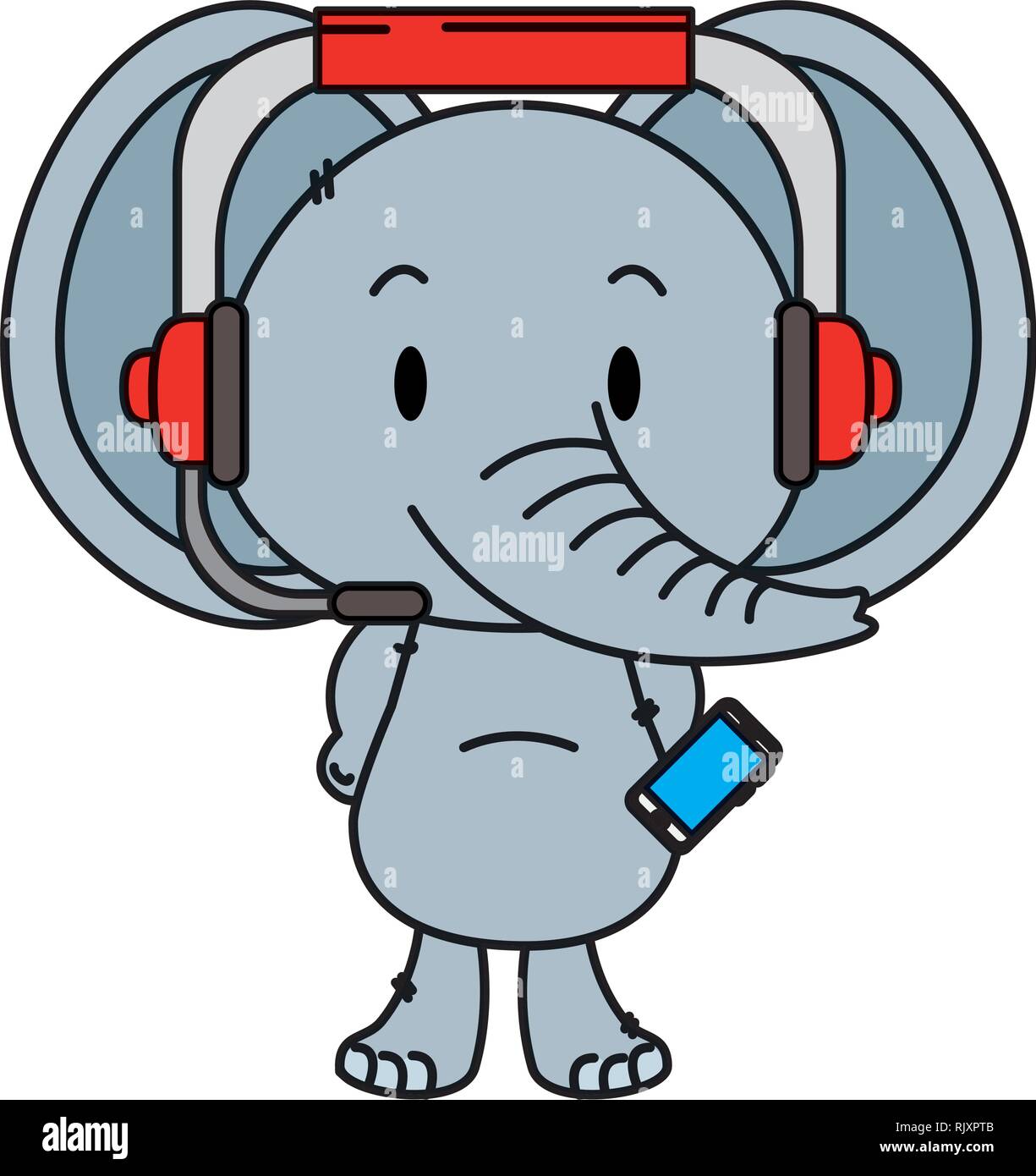 cute little elephant character Stock Vector Image & Art - Alamy