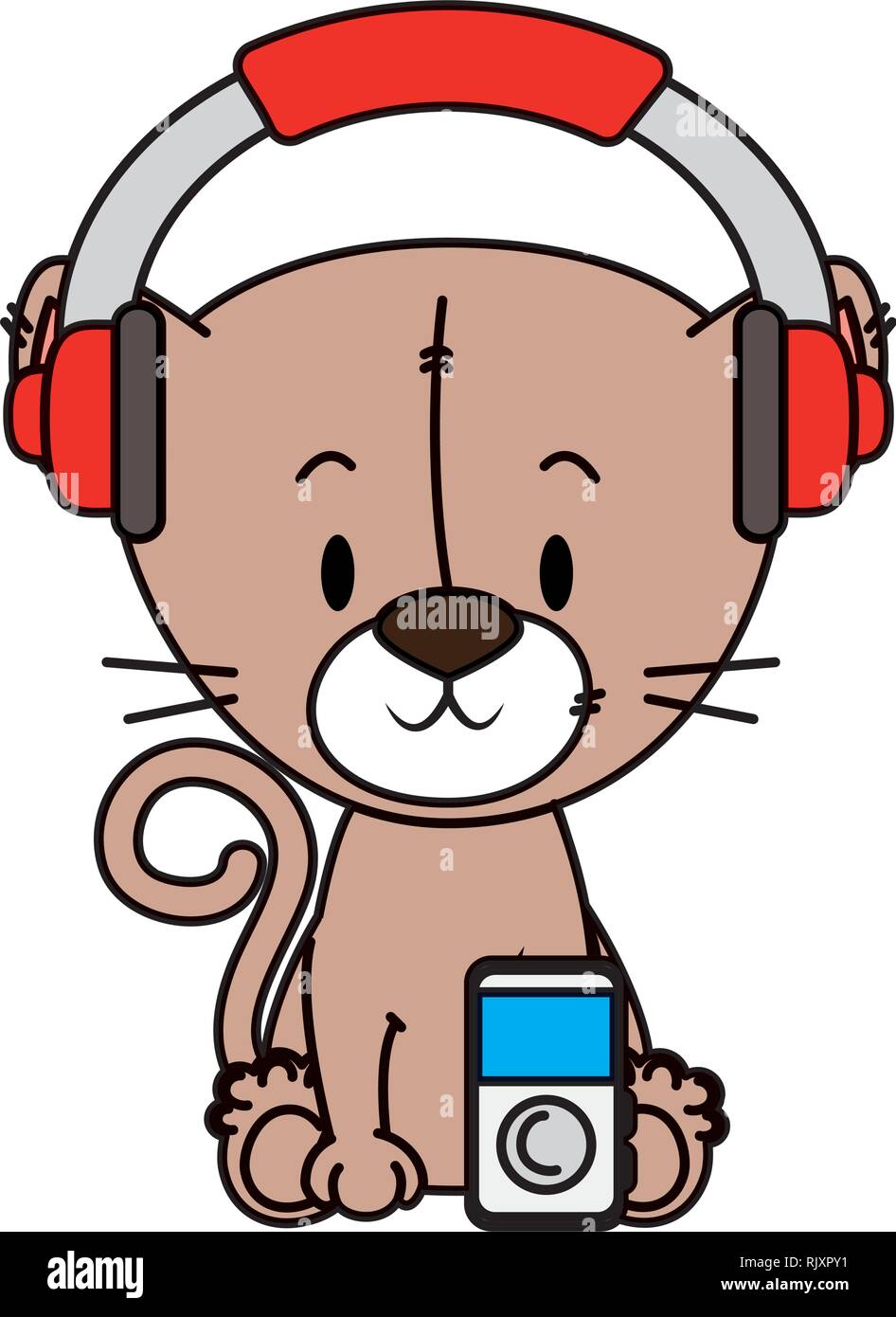 cute little cat character Stock Vector Image & Art - Alamy