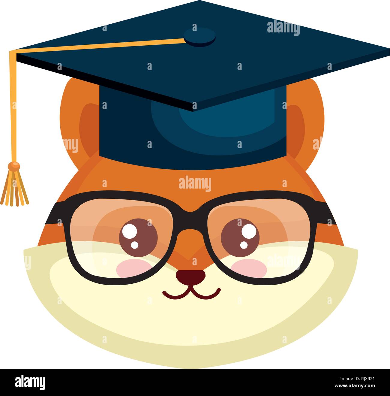 cute little fox character Stock Vector Image & Art - Alamy