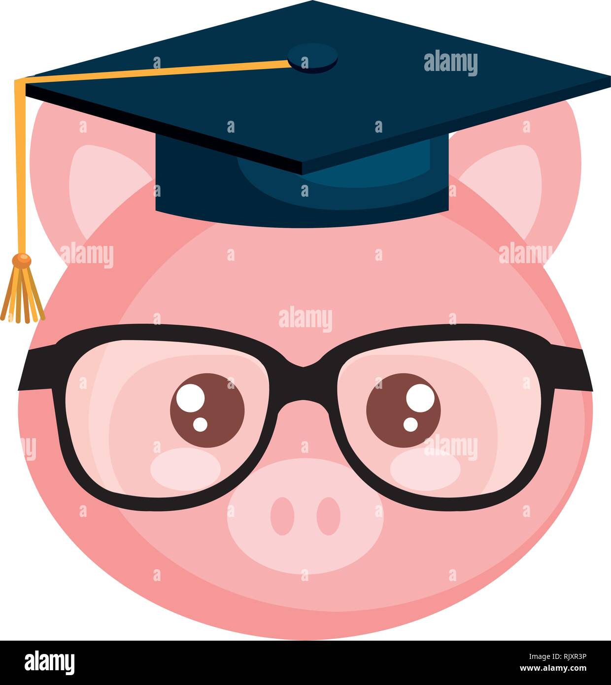 cute little pig character Stock Vector Image & Art - Alamy