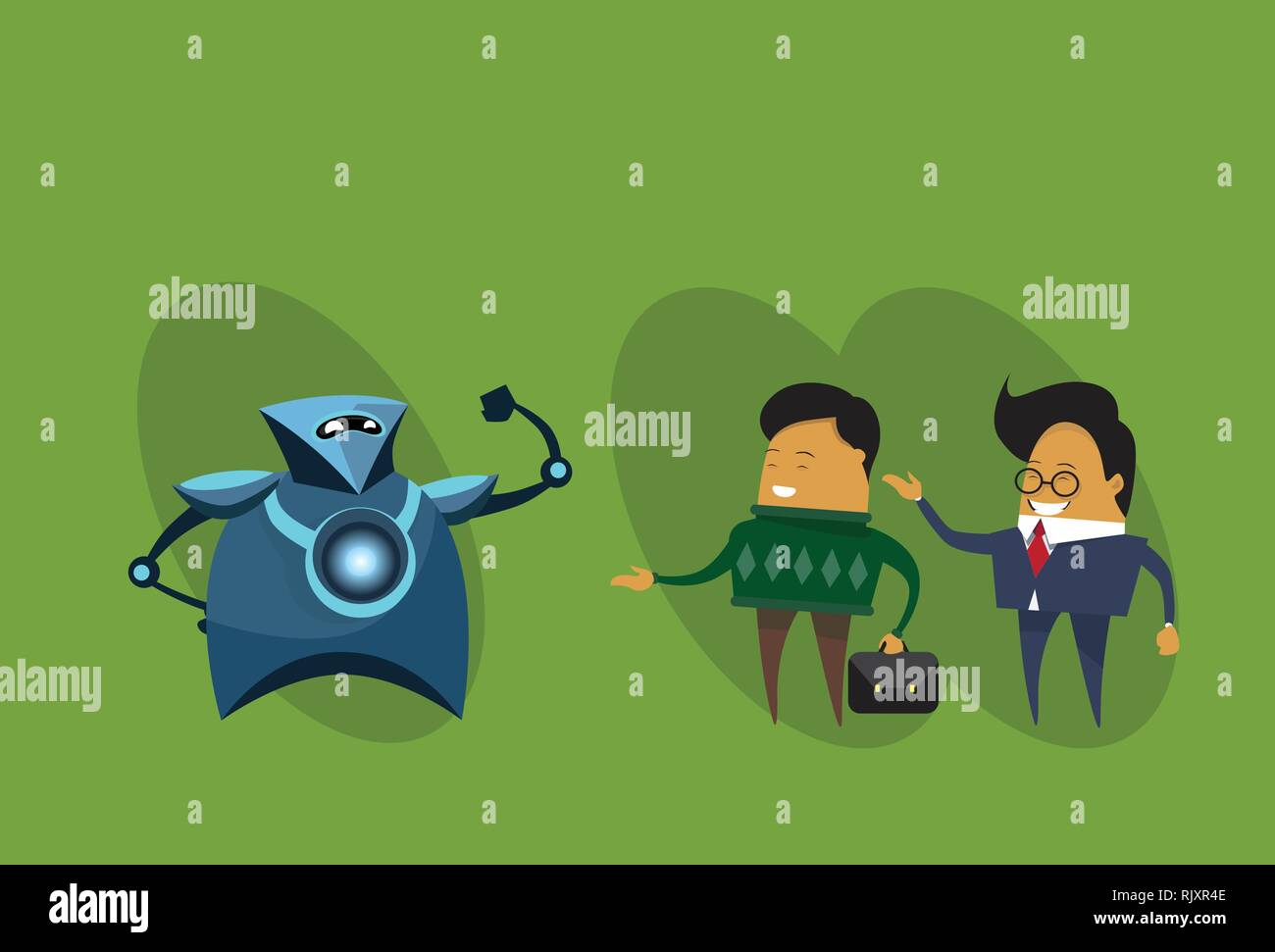 Chinese robots Stock Vector Images - Alamy