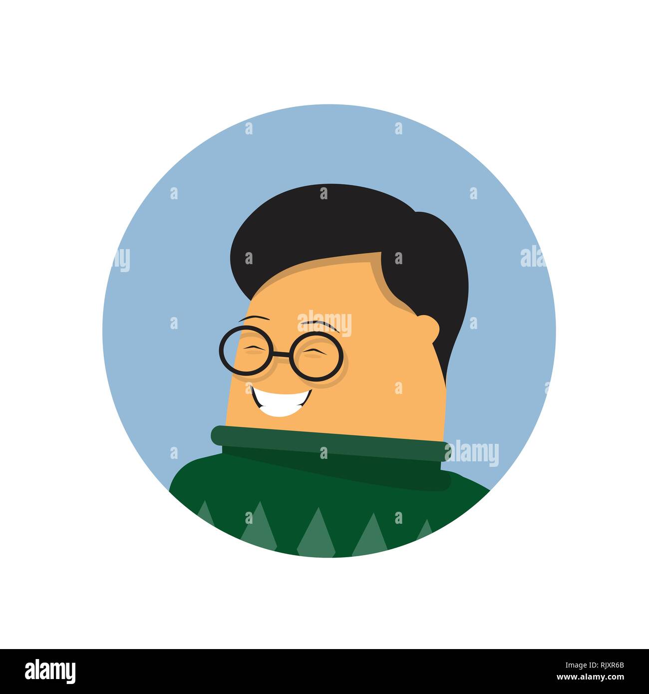 Asian guy profile hi-res stock photography and images - Alamy