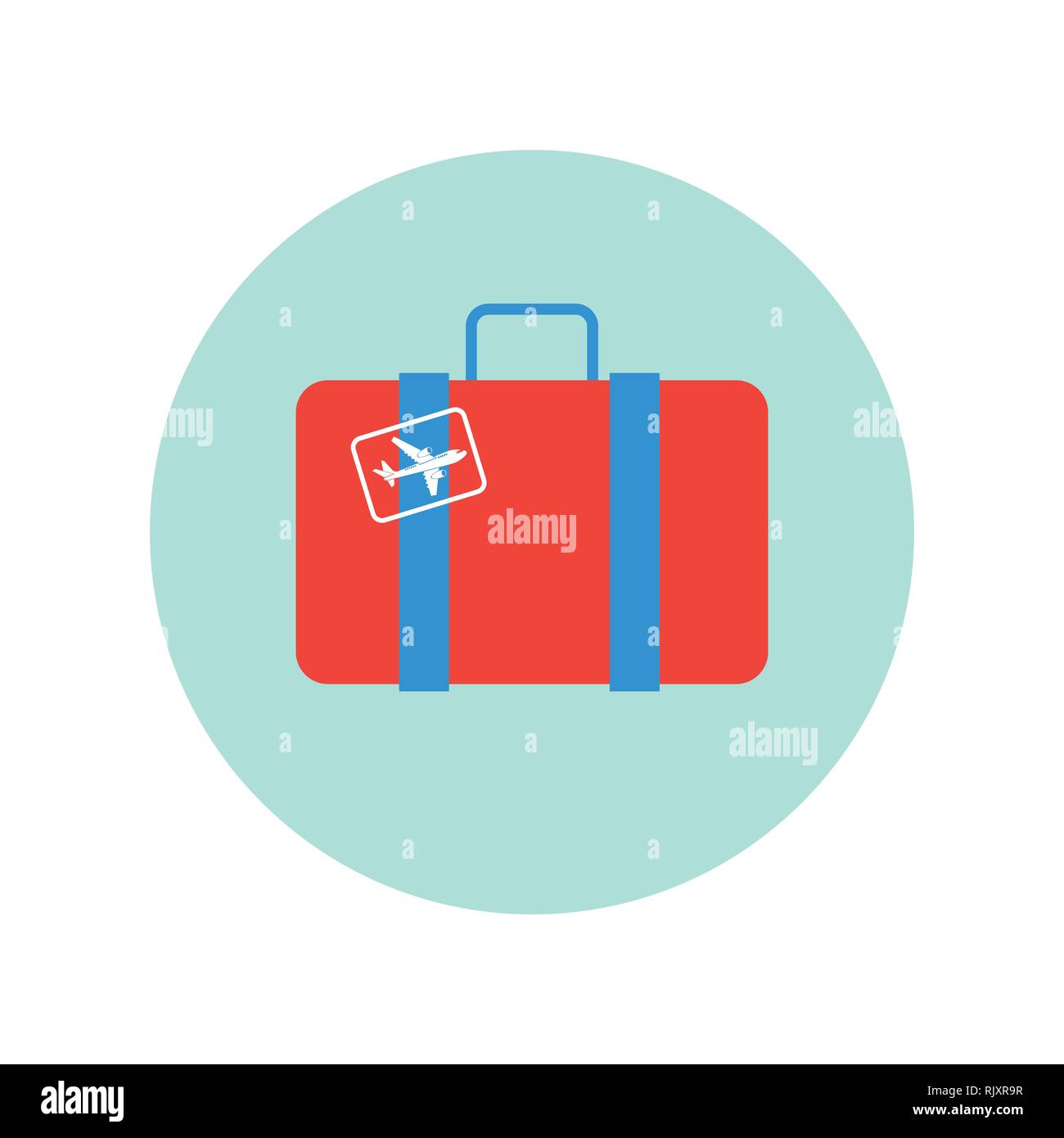 Travel sticker luggage Cut Out Stock Images & Pictures - Alamy