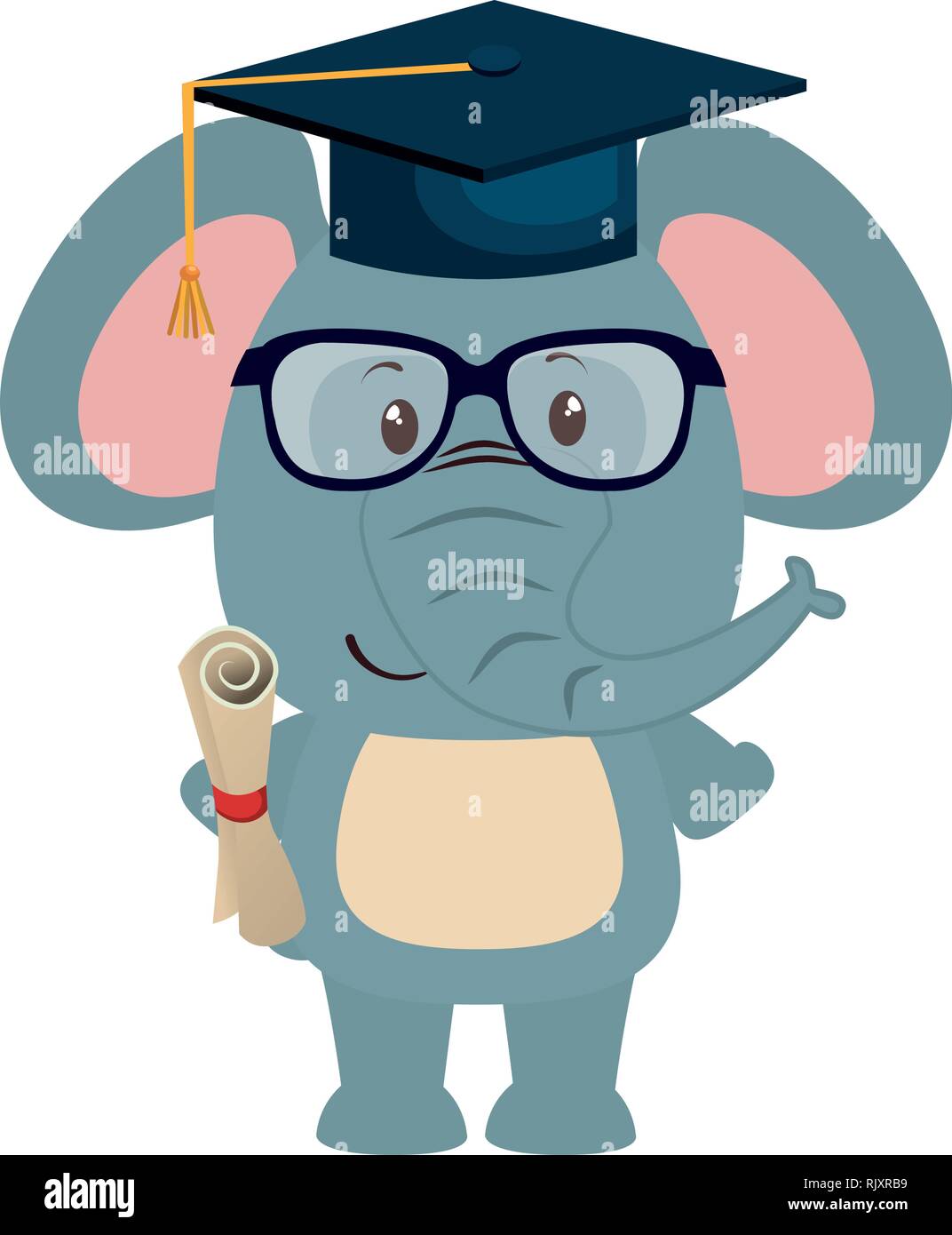 cute little elephant character Stock Vector Image & Art - Alamy