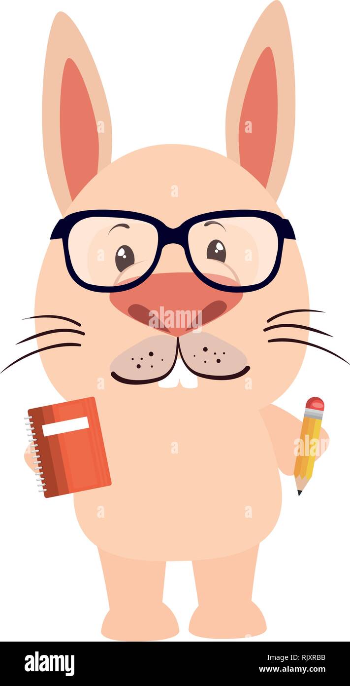 cute little rabbit character Stock Vector Image & Art - Alamy