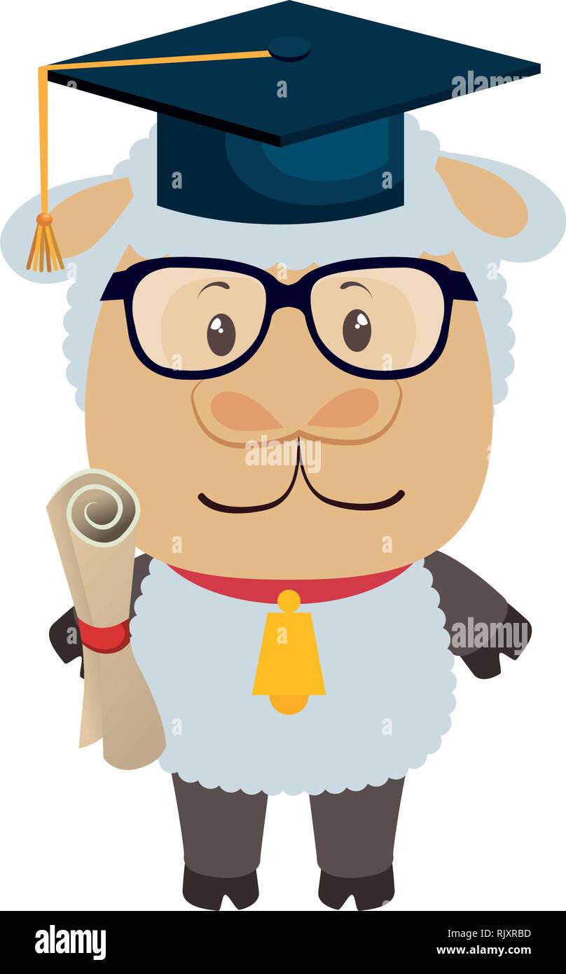 cute little sheep character Stock Vector Image & Art - Alamy