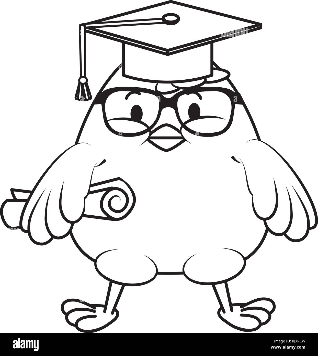 cute little chicken character Stock Vector Image & Art - Alamy