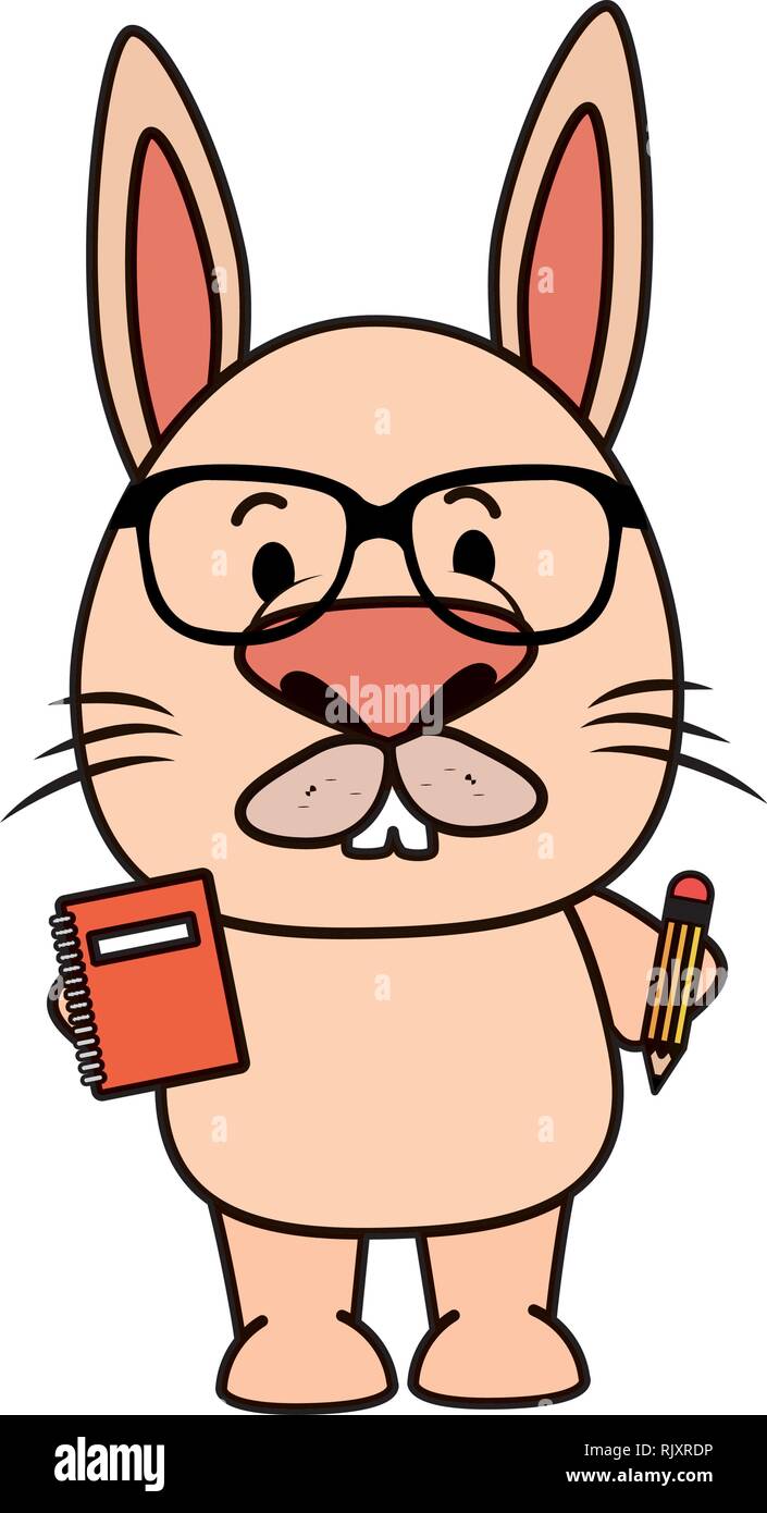 cute little rabbit character Stock Vector Image & Art - Alamy