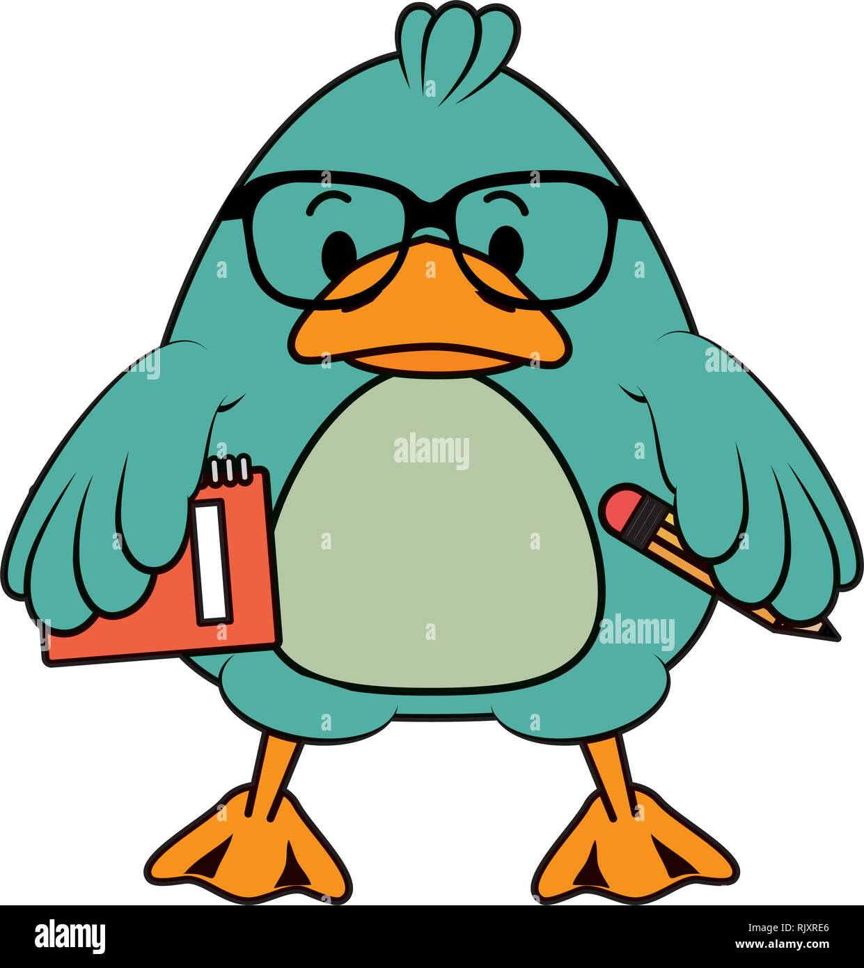 cute little duck character Stock Vector Image & Art - Alamy