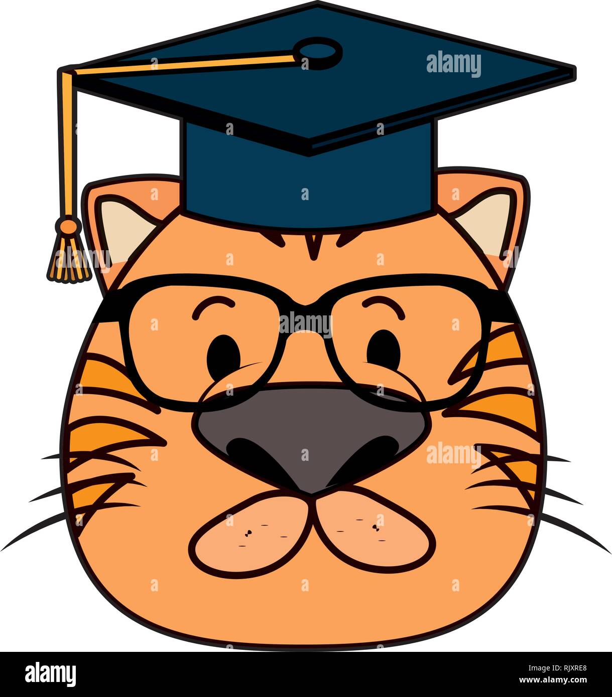 cute little tiger character Stock Vector Image & Art - Alamy