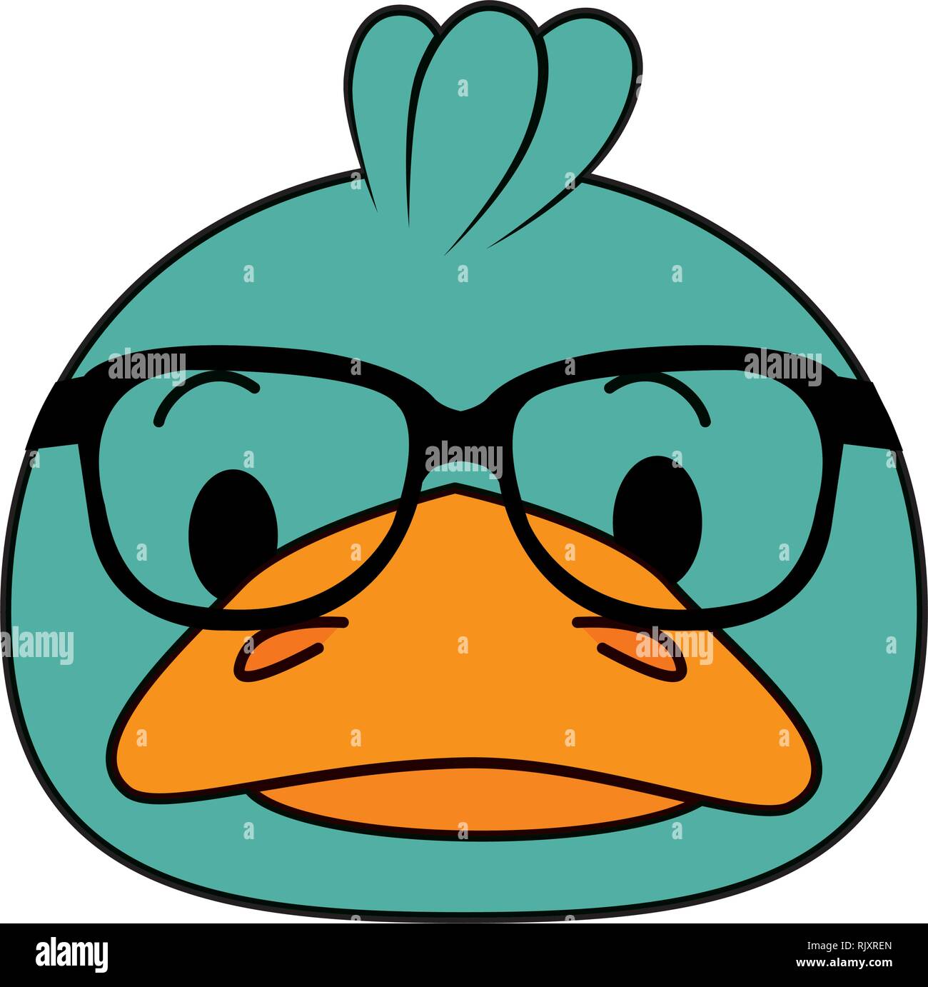 cute little duck character Stock Vector Image & Art - Alamy