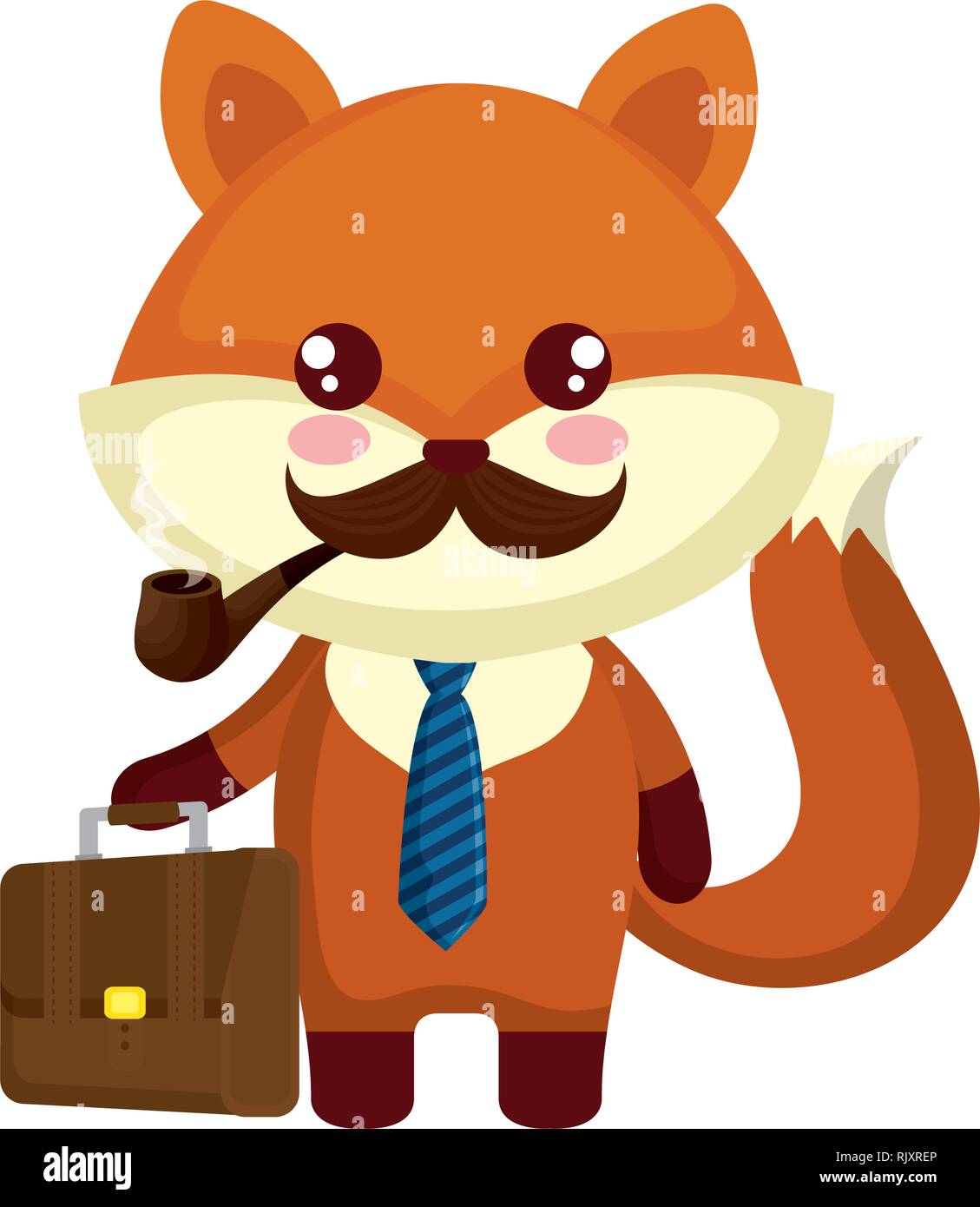cute little fox character Stock Vector Image & Art - Alamy