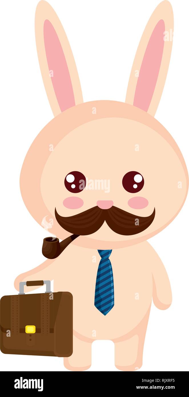 cute little rabbit character Stock Vector Image & Art - Alamy